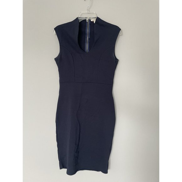 Rolla Coster | Dresses | Stunning Fitted Navy Blue Dress Midi Rolla ...